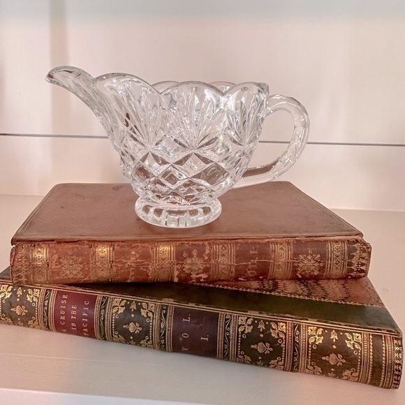 Vintage | Kitchen | Vintage Elegant Clear Glass Creamer Shannon Crystal ...